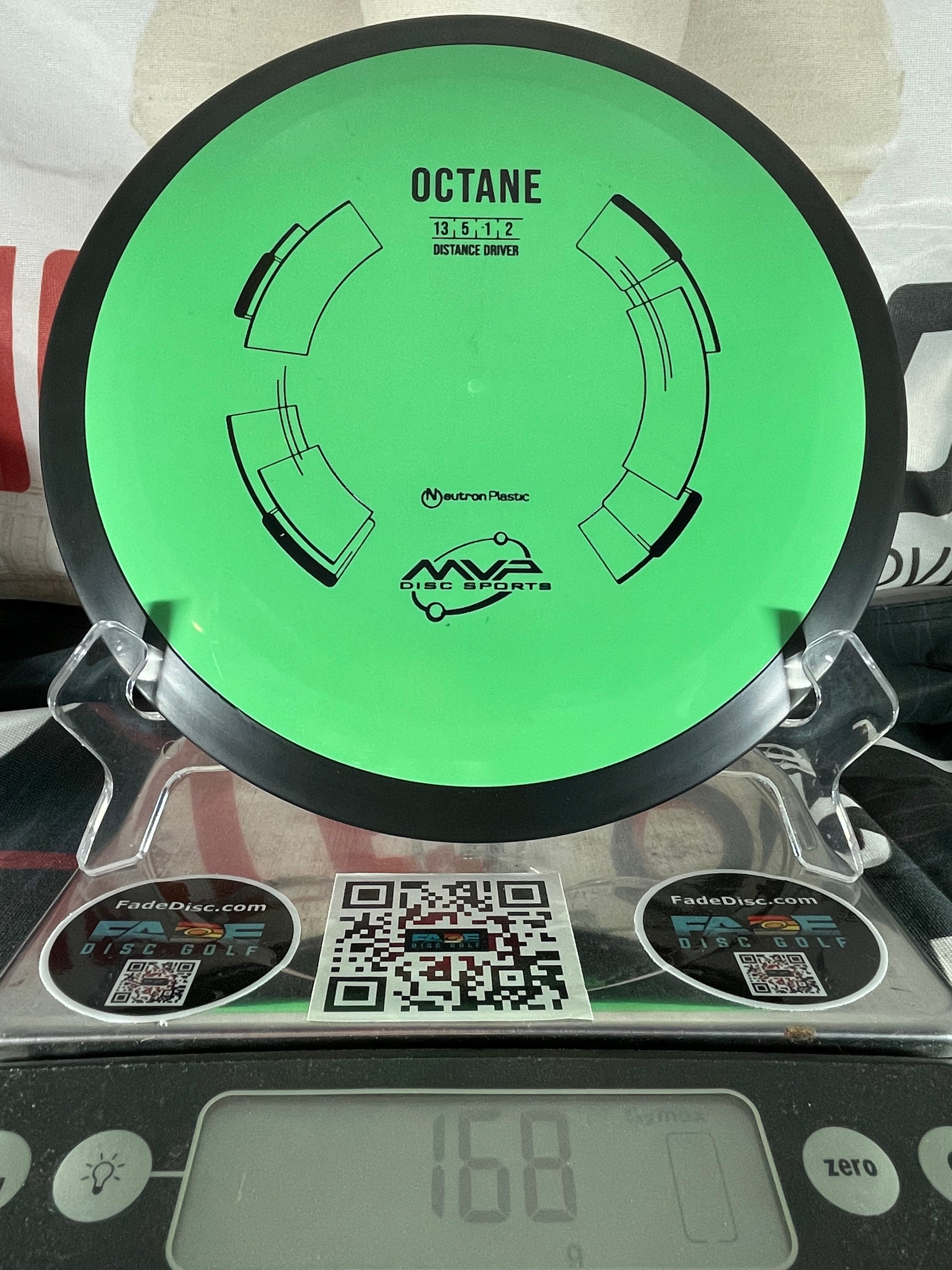 MVP Octane Neutron 168g Green Distance Driver – Fade Disc Golf