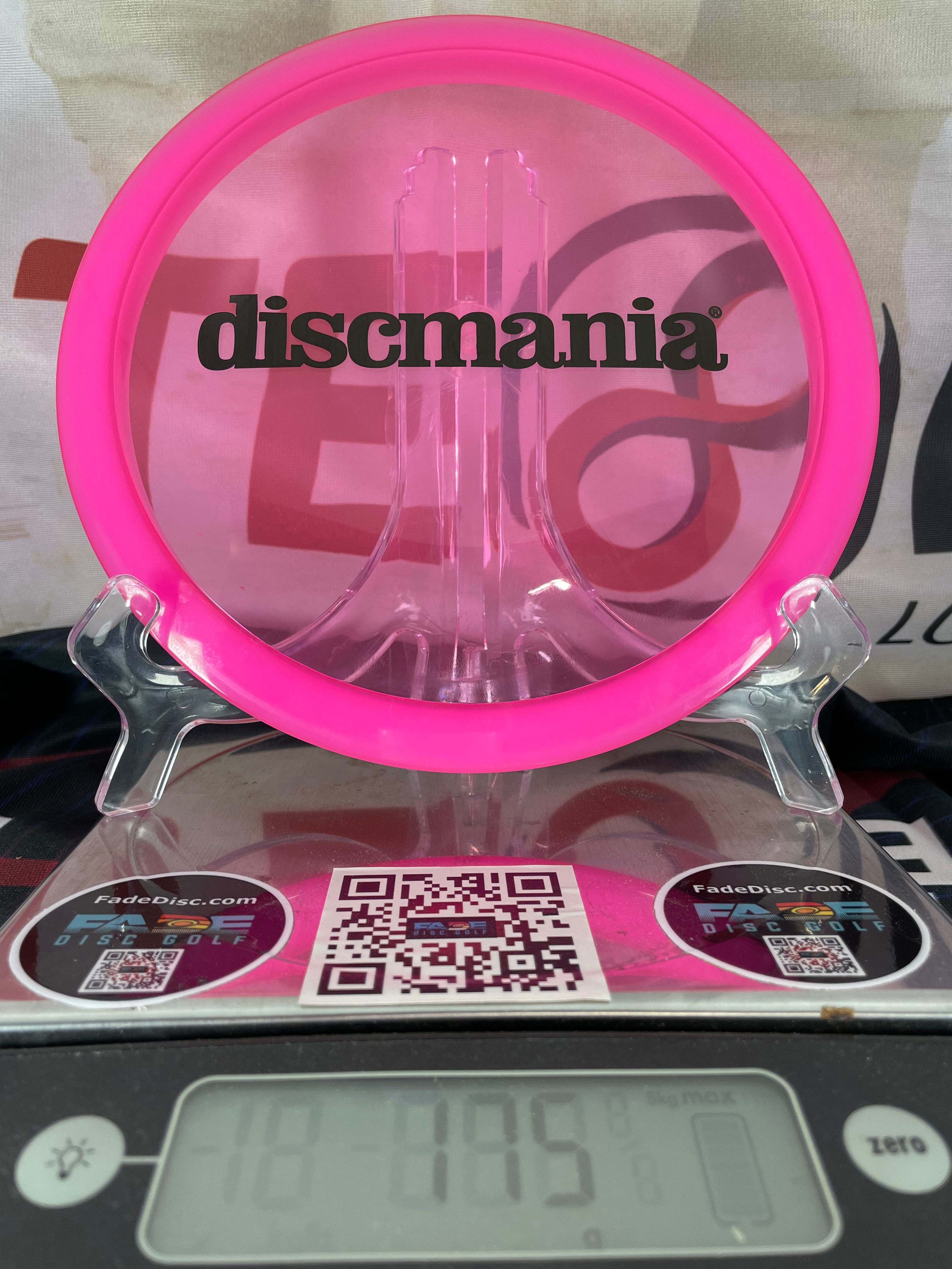 Discmania Magician Active Premium 175g Pink w/ Black Foil Bar Stamp Fa ...
